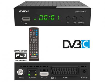 Kabel Receiver Edision PICCO | DVB-C Cable Receiver | günstig kaufen ...
