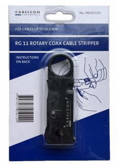 Abisoliergerät für RG11 Coax Kabel | Cabelcon RG11 Rotary Stripper ...