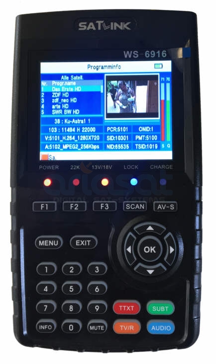 SATLINK WS-6916 HD Digital Satfinder Messgerät | Buy Lowest Prices Online