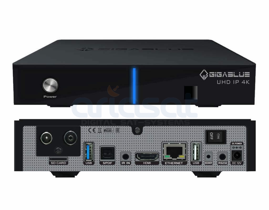 Gigablue UHD 4K Kablo TV Receiver 1x DVB-C/T2 Tuner mit E2 Linux OS ...